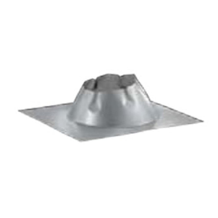 Duravent DuraTech 6" Roof Flashing for Metal or Tile Roofs 0/12-6/12 ...
