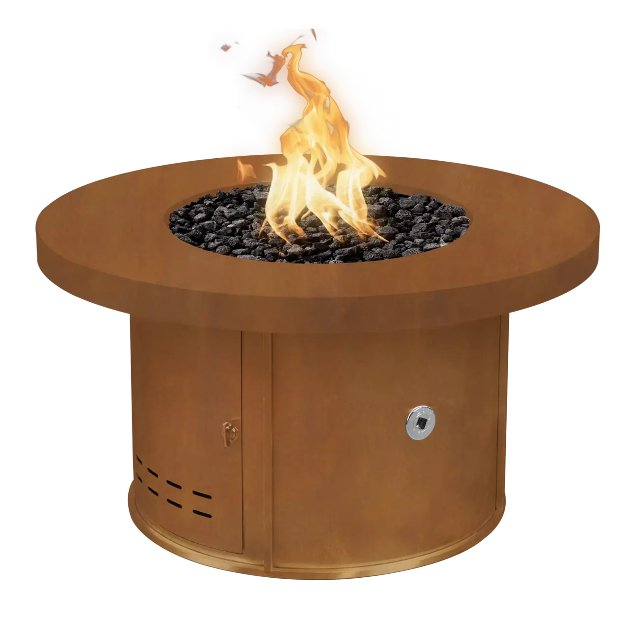 Outdoor Plus Mabel Fire Pit - Corten Steel, Copper, Stainless Steel ...