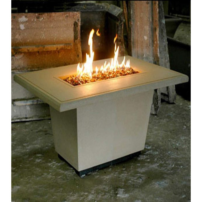 Explore Rectangle Fire Pit Tables | The Great Fire Company