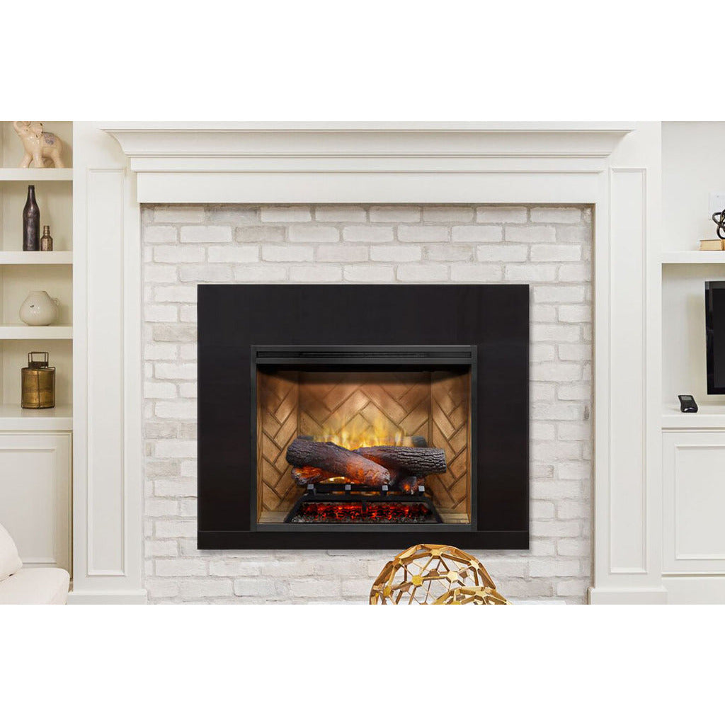 Dimplex Revillusion 24" Built-In Electric Firebox/Insert Herringbone ...